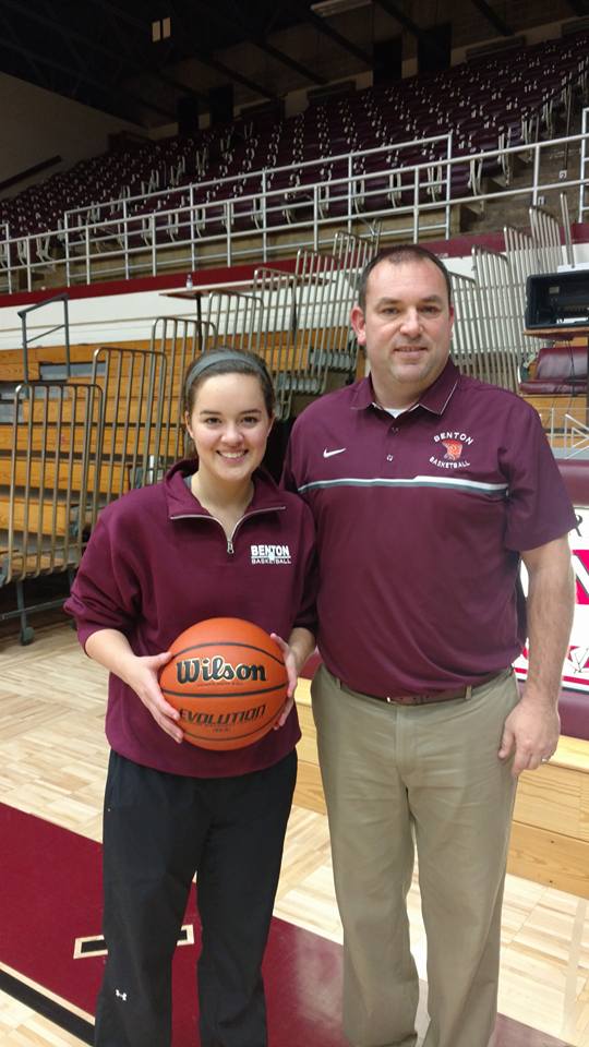 Ally Gischer tops 1,000 points in her Rangerette career - Benton, West ...