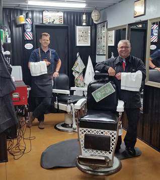 Armed Barbers set their sights on superior service - Benton, West ...