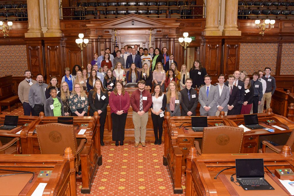Senator Fowler welcomes district students to the Capitol for second ...